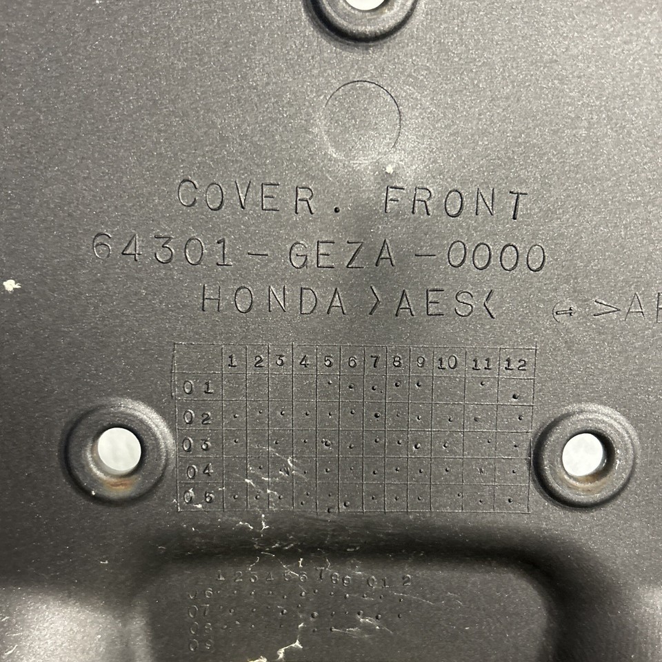 Black Honda Ruckus NPS50 Front Cover Fairing Panel 64300-GGA-650ZG | eBay