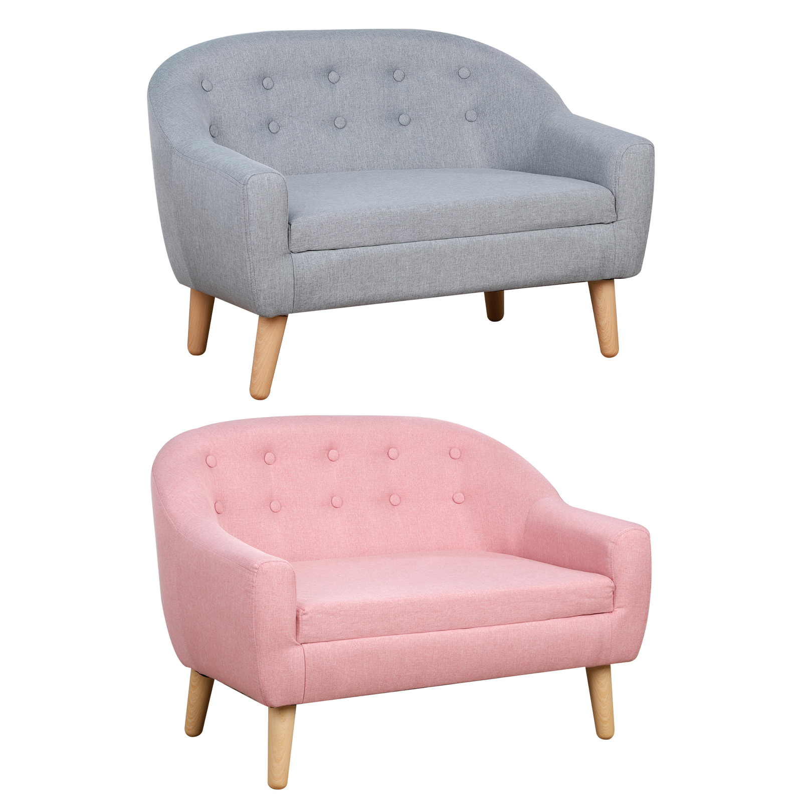Kids Mini Sofa Children Armchair Seating Chair Bedroom Playroom ...