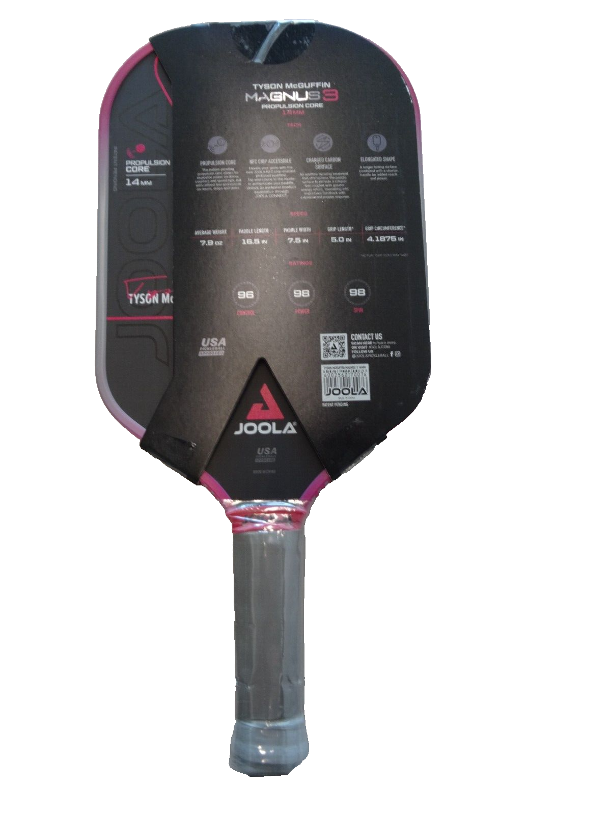 Joola Tyson McGuffin Magnus 3 - CFS 14mm Pickleball Paddle | New & Free ...