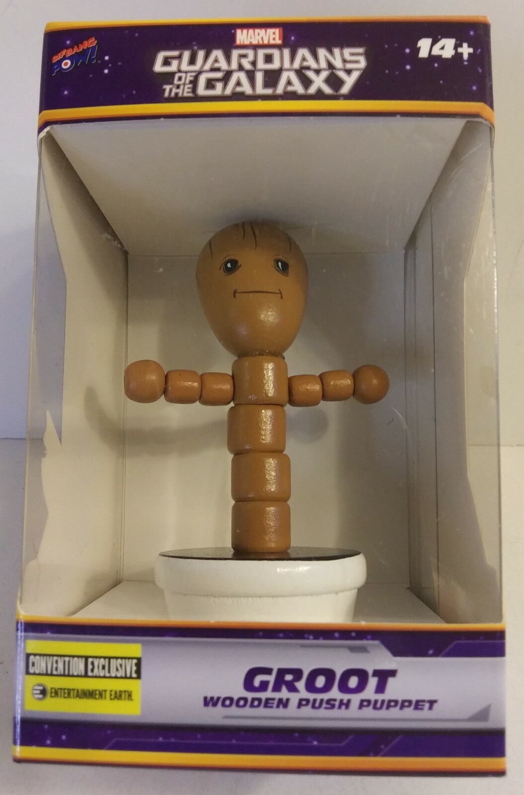 SDCC 2016 Guardians of The Galaxy Groot Wooden Push Puppet Only 2400 ...