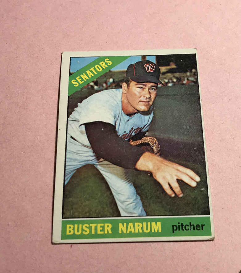 Buster Narum 1966 Topps Baseball #274 No Creases | eBay