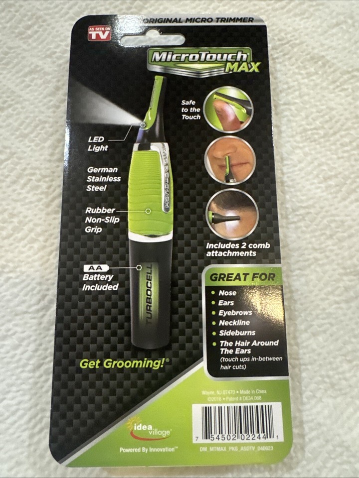 New MicroTouch MAX Personal All In One Hair Trimmer Built In Light ...