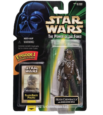 Kenner STAR WARS Episode 1 HOTH CHEWBACCA 1998 with Flash Back Photo ...