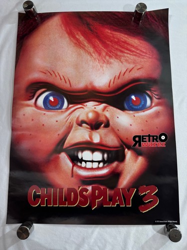 Child's Play 3 Scream Factory Poster 18x24” Horror Shout Movie Chucky ...