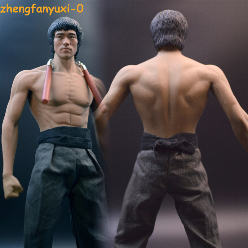 1/6 Bruce Lee Action Figure Movable Model Toy TBL M23 Body Head Sculpt ...