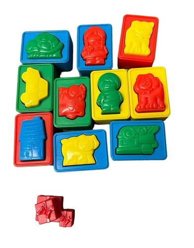 Shelcore Puzzle Blocks Animals Transport People Toddler Educational 10 ...