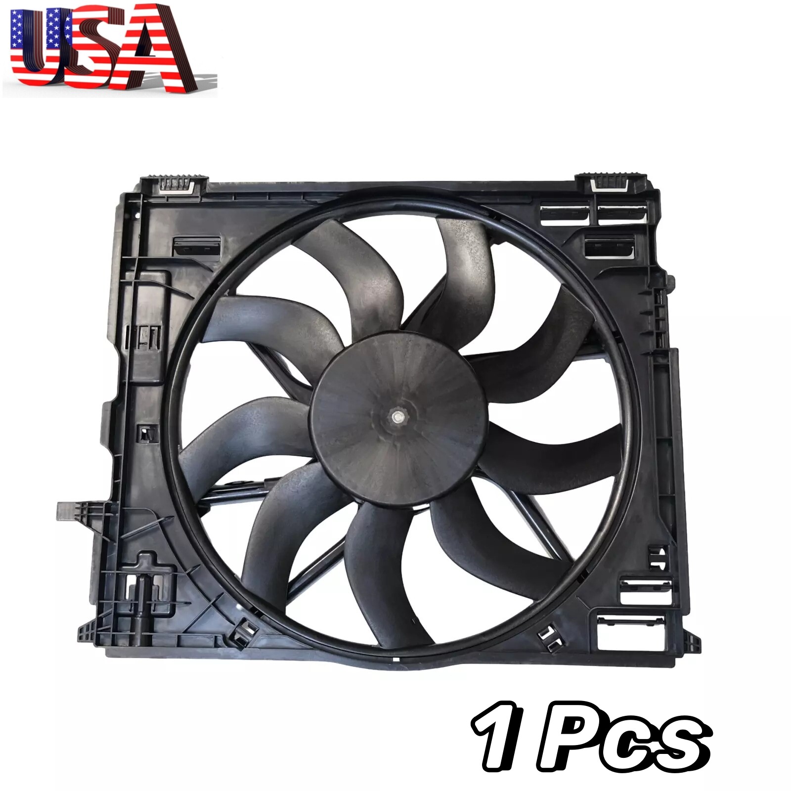 For 15-20 BMW F80 F82 F83 M2 M3 M4 Radiator Cooling Fan Assembly 850W ...