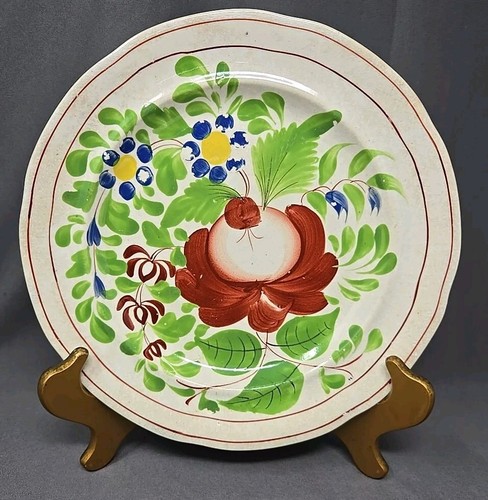 Enoch Wood England Dinner Plate 10 1/4" 1830s Adams Rose Style #1 | eBay