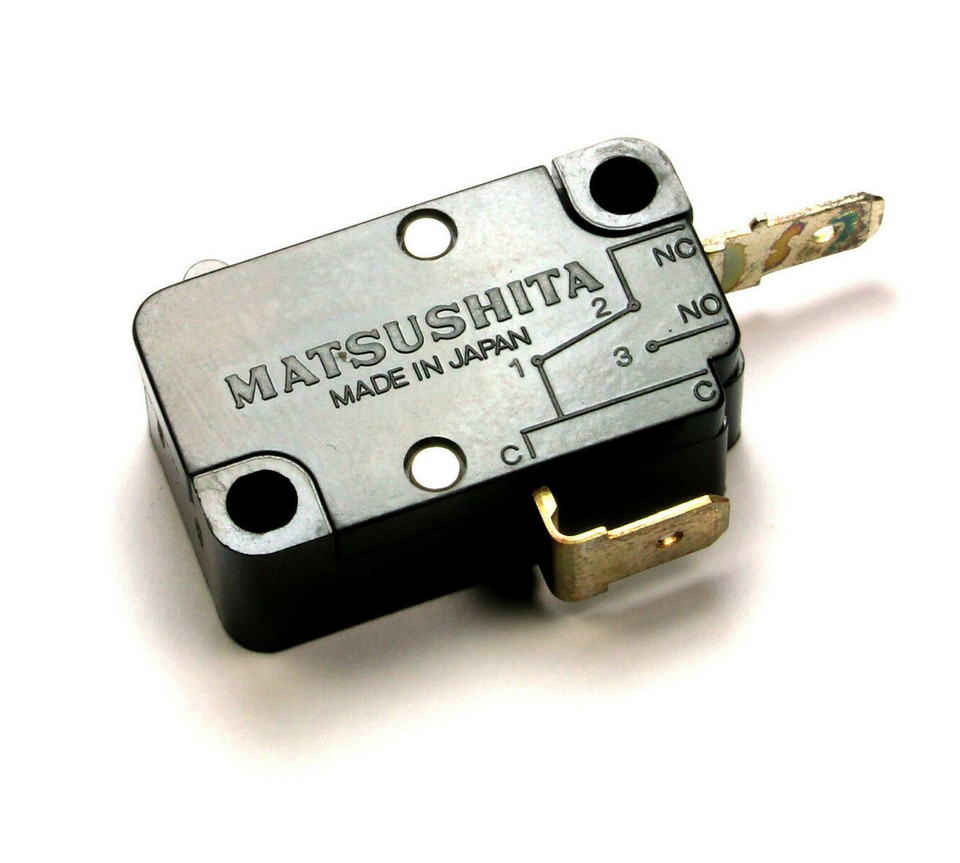 1pc Panasonic Matsushita Snap Action Micro Switch, SPST-NC 15 Amp ...