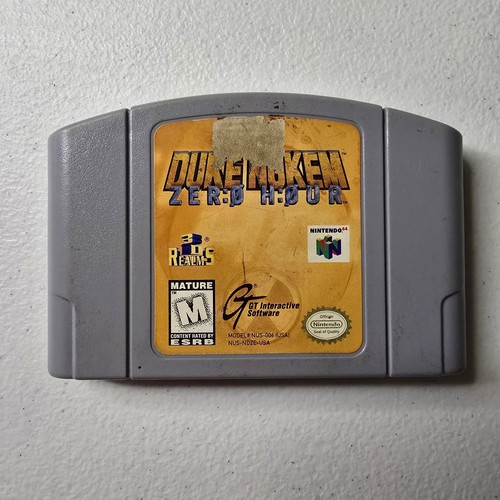 Duke Nukem Zero Hour Nintendo 64 Video Game M Rated Action | eBay