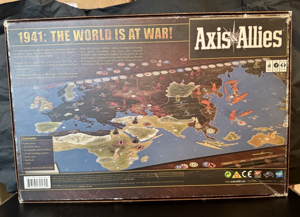Axis & Allies: 1941 Board Game - New | eBay