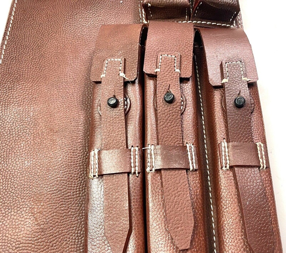 German WWII MP 40/MP40 SMG Carry Case, MP40 Schmeisser Leather Black ...