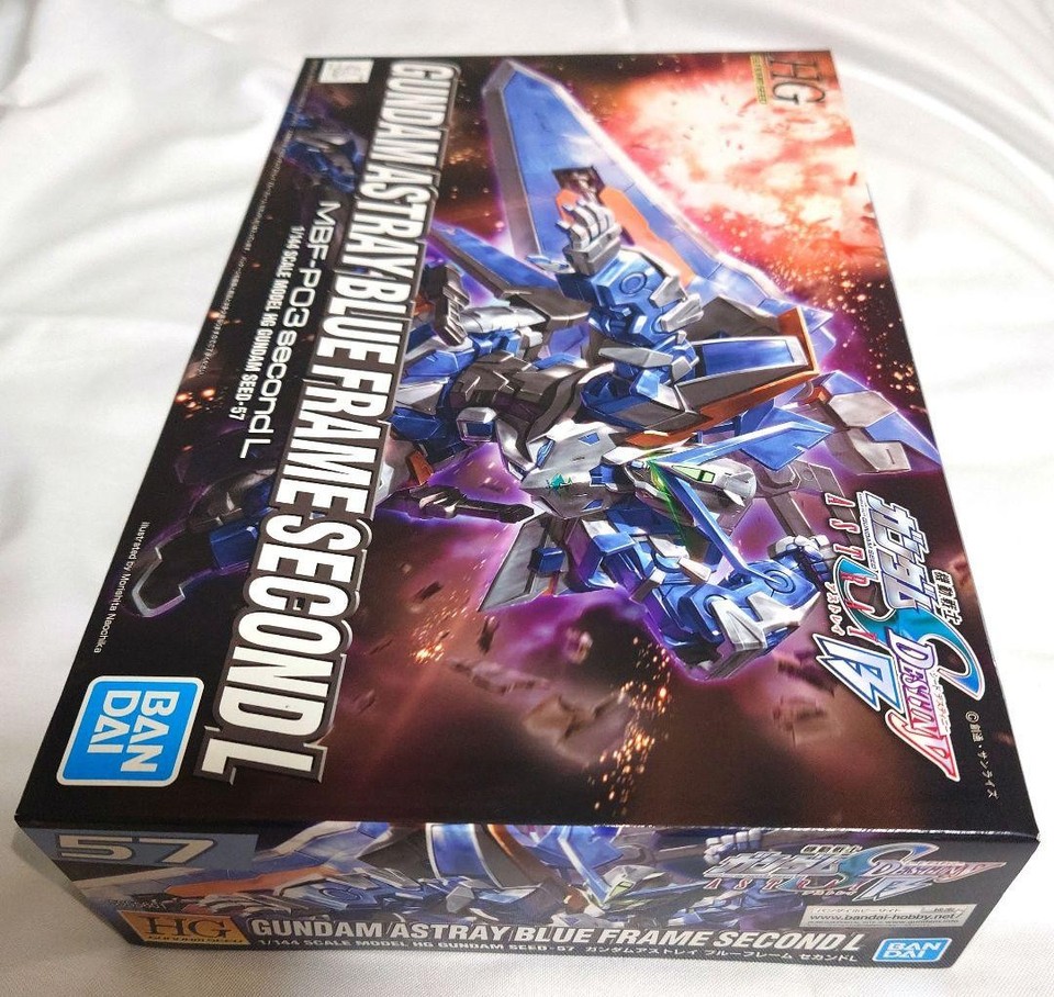 HG 1/144 Gundam Astray Blue Frame Second L & Red Frame Flight Unit ...