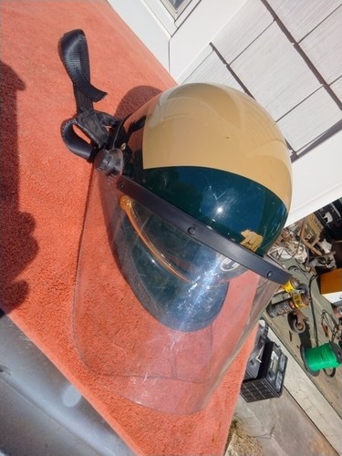 Vintage "CHIPS" Los Angeles County Sheriff Motorcycle Helmet | Beige ...