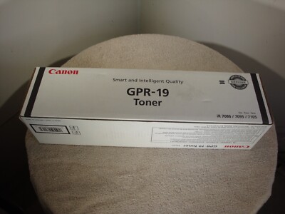 Genuine Canon GPR-19 Black Toner Cartridge (‎0387B003) 80702751189| eBay