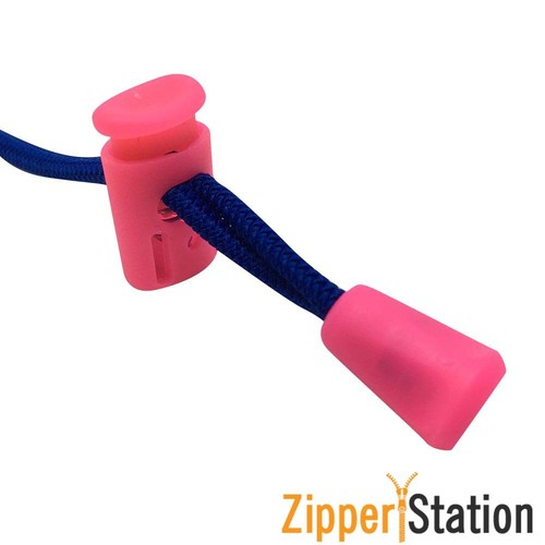 Lock Stop Cord End Toggles and Clips for Clothing Draw String Pull Cord ...