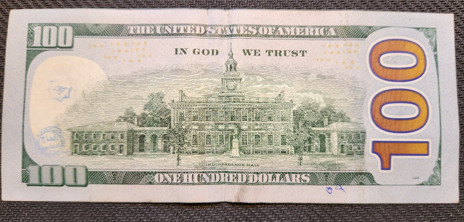 Series 2013 100 Dollar Star Note With Foreign Bank Stamps Rare | eBay