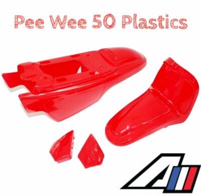 Red Pee Wee 50 Plastic Kit Fenders | eBay Australia