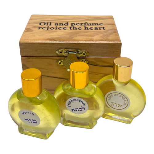 Rejoice the Heart Olive wood Anointing Oil Box from Israel | eBay