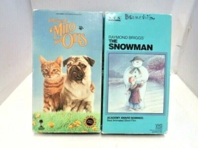 Vintage Kids VHS Tapes, Milo & Otis, | Grelly USA