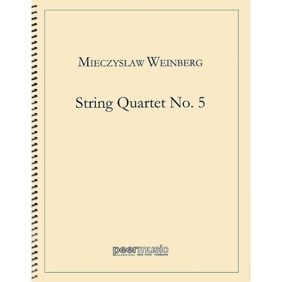 Peer Music String Quartet No. 5 by Mieczyslaw Weinberg | eBay