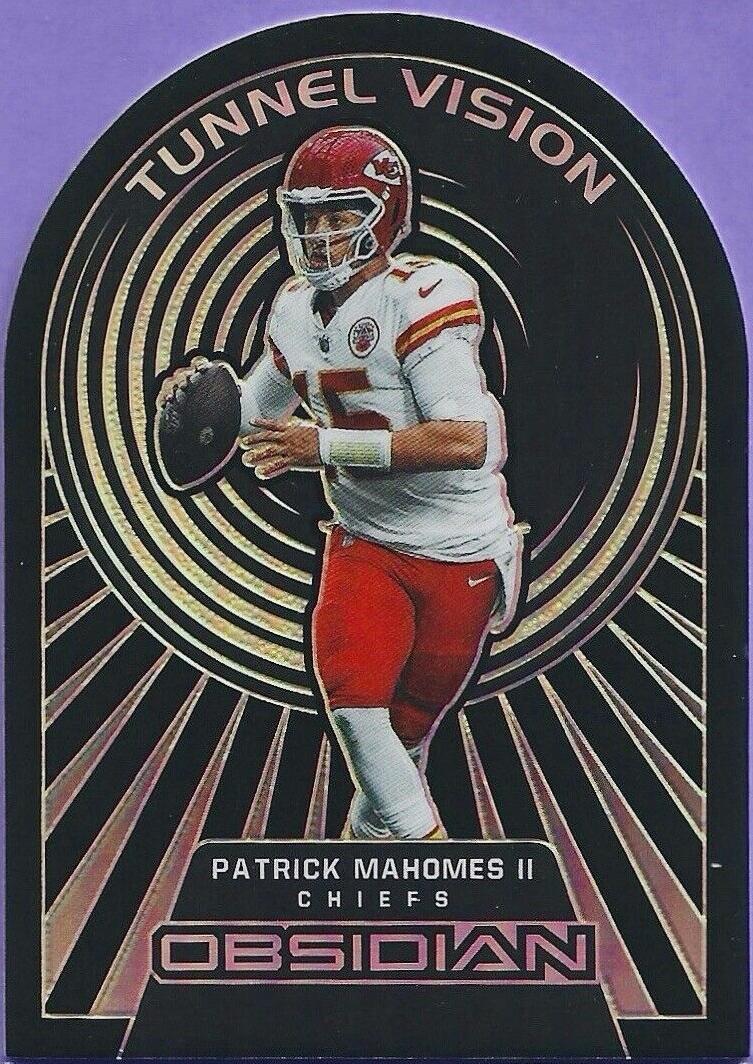 2022 Panini Obsidian - Tunnel Vision Patrick Mahomes II #TV-PMA ...