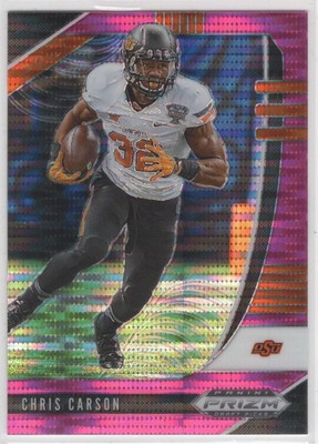 2020 Panini Prizm Draft Class Chris Carson Pink Pulsar Prizm | eBay