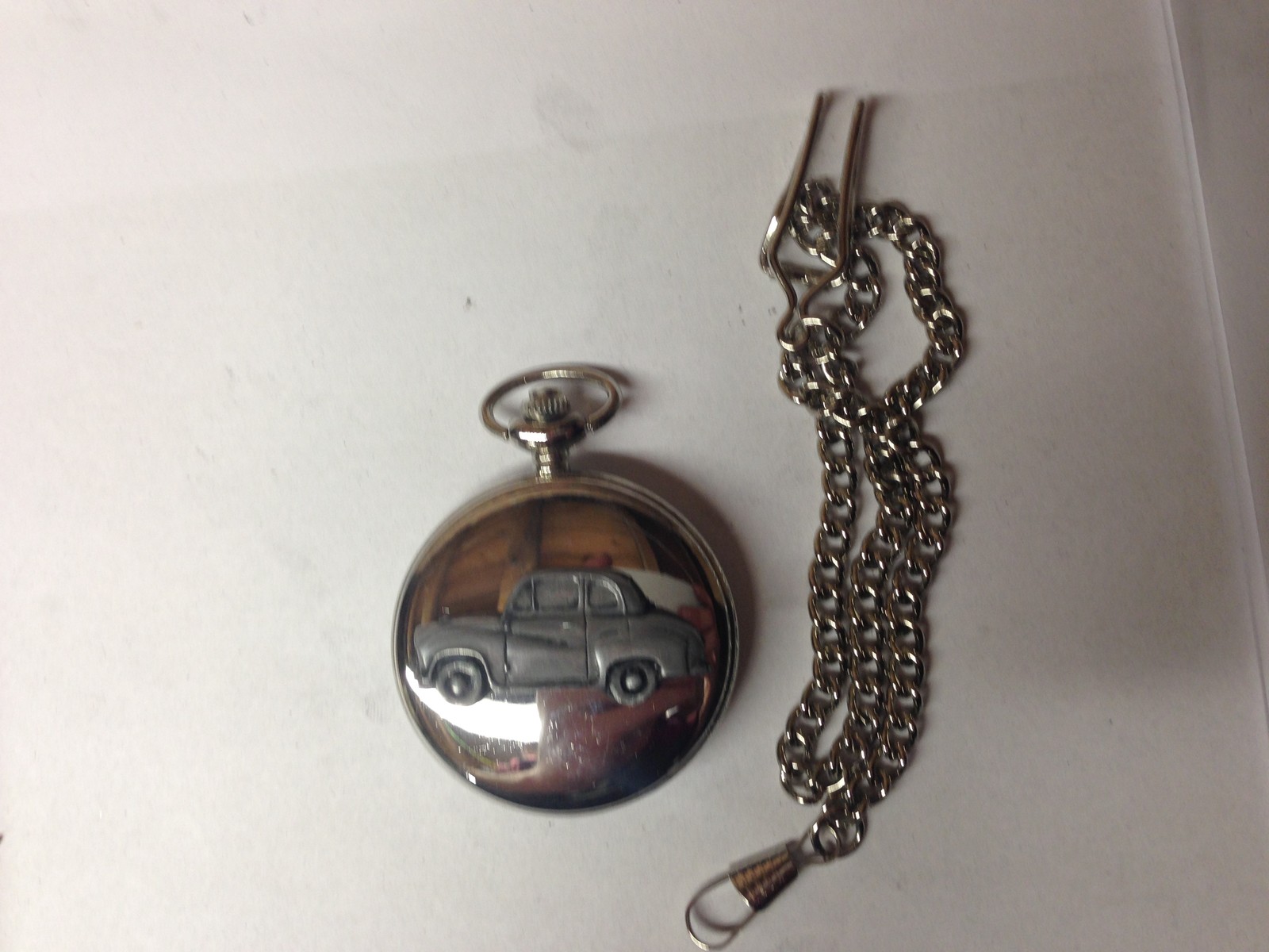 Austin A35 2 Door ref7 Pewter Effect Car on a polished Silver Case ...