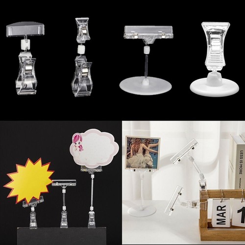 Transparent Desktop Message Holder Multi-size Postcard Holder ...