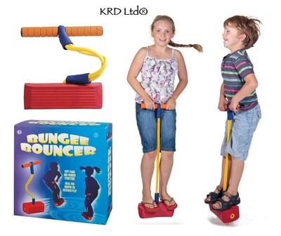 Kids BUNGEE BOUNCER Space Hopper Jumping Exercise Pogo Stick Xmas Toy ...