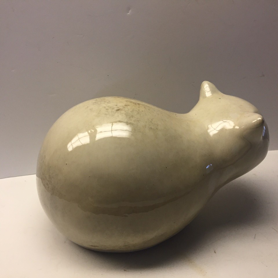 SALE Vintage Mid Century Modern Art Pottery Cat Kitty Figure Figurine ...