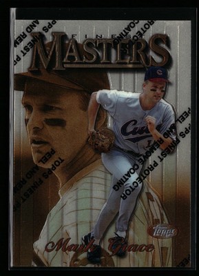 1997 Finest #262 Mark Grace Masters Bronze W/Peel Chicago Cubs | eBay