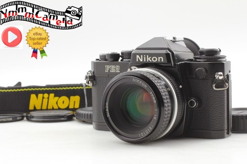 Honeycomb [Near MINT] Nikon FE2 Black 35mm SLR Film Camera Ai 50mm f/1. ...