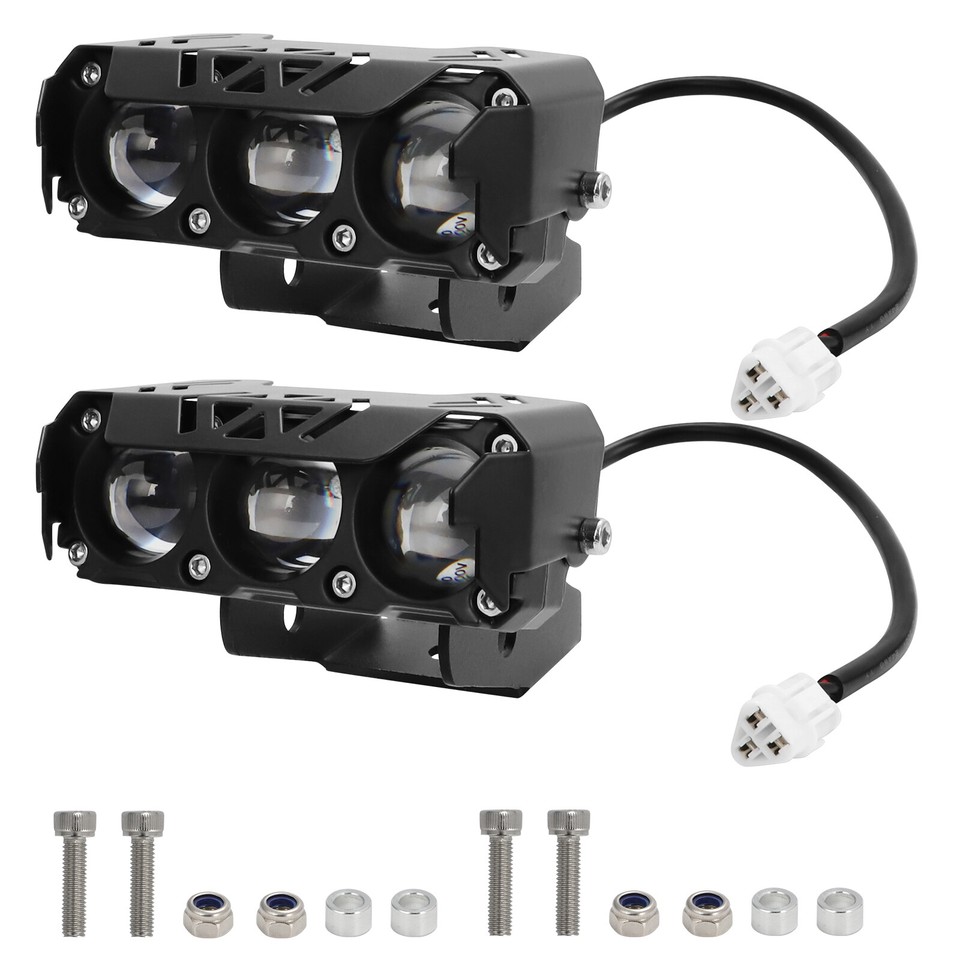 For Yamaha Banshee 350 Pair Led Headlight Light Bulbs Kit YFZ350 2002 ...