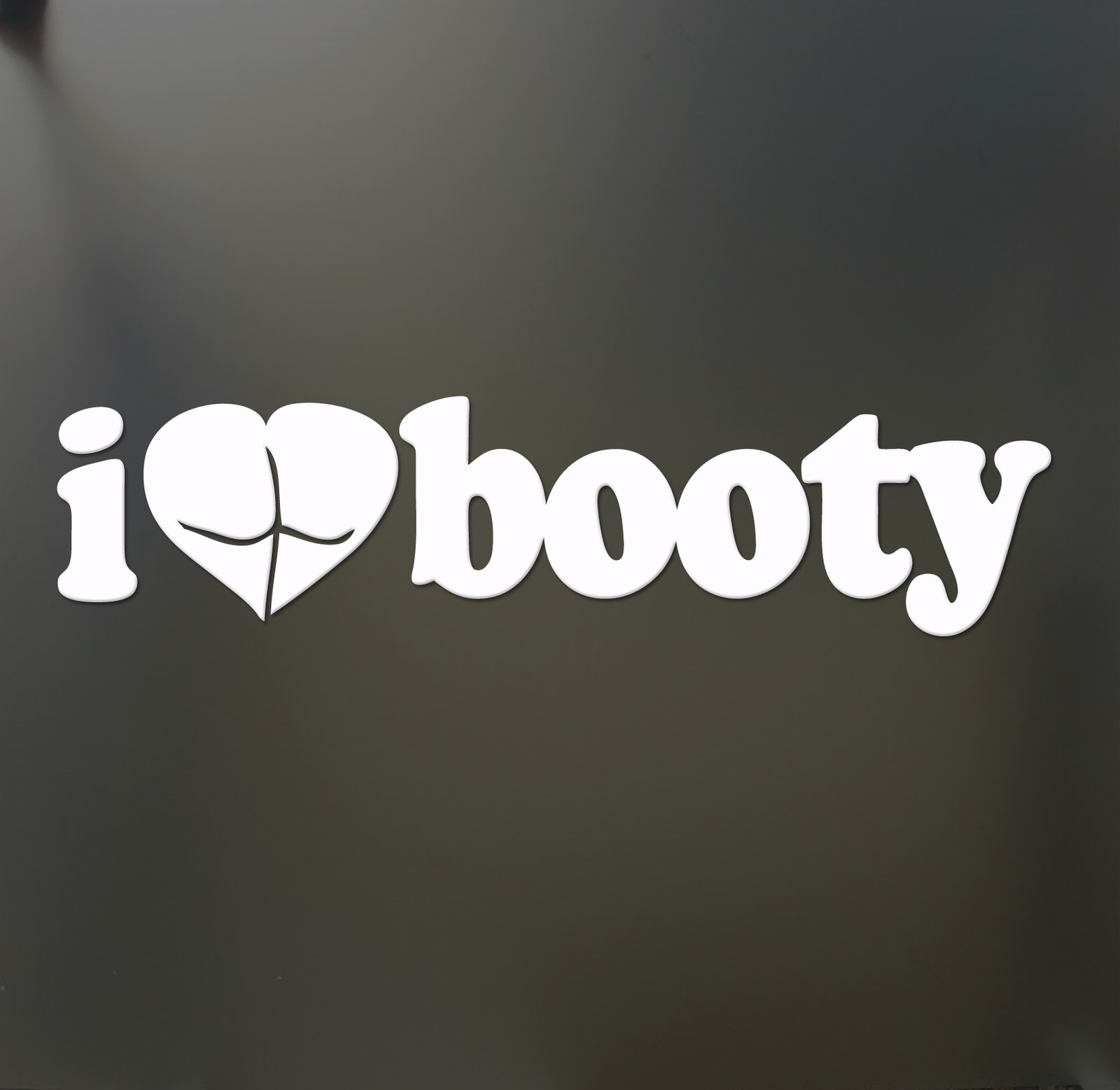I heart booty sticker love gym cute butt girls funny JDM Truck Car ...