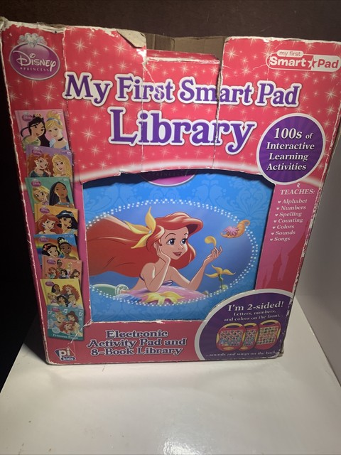 MY FIRST SMART PAD DISNEY PRINCESS Electronic Activity Pad and 8-Book ...