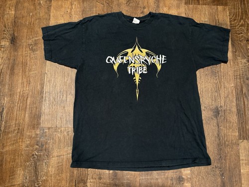 Queensryche Shirt Men's XL Black Heavy Metal Band 2003 Tribe Tour ...