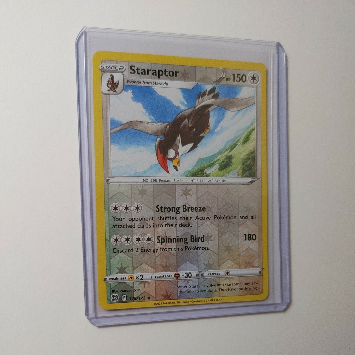 Staraptor Brillante Pokemon Trading Card Game 119/172 Staraptor