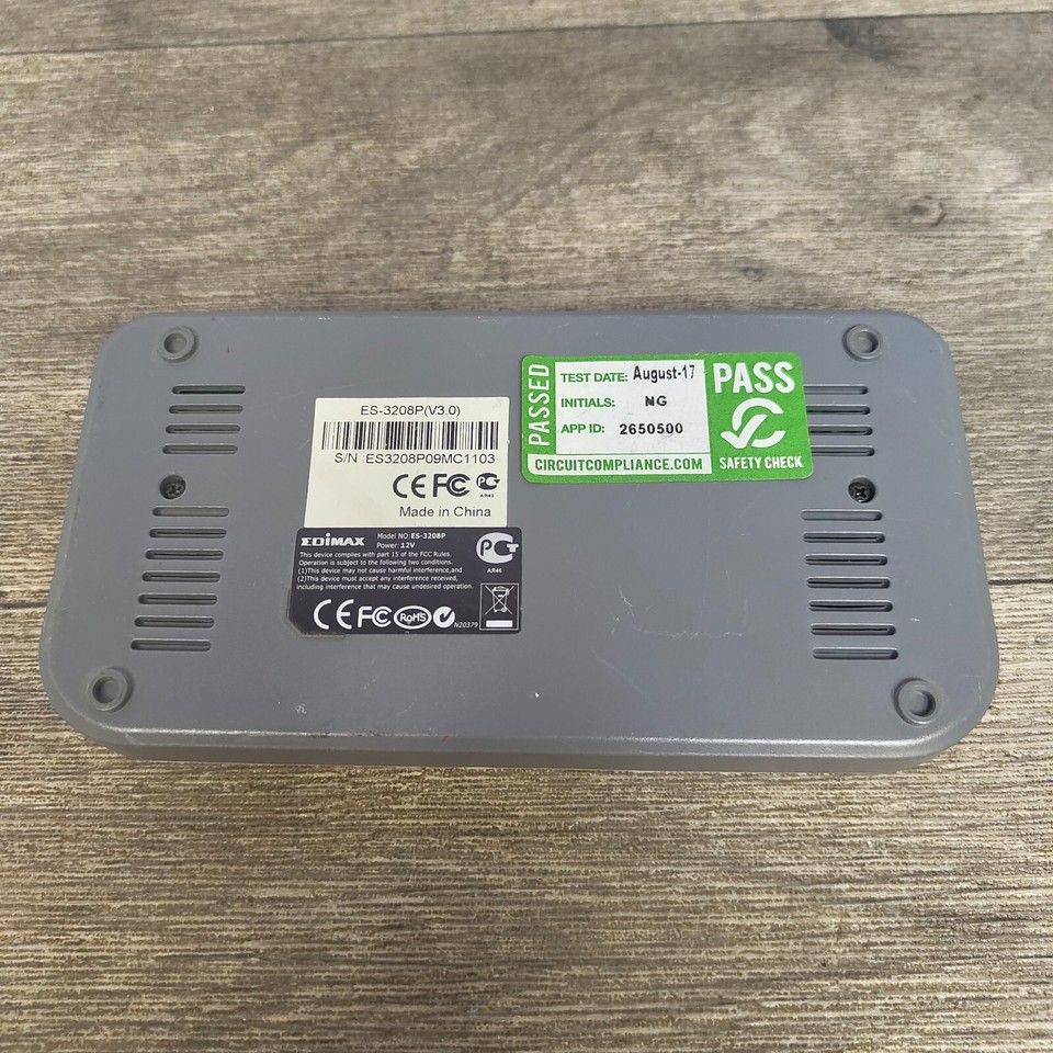 Edimax ES-3208P 8 Ports Fast Desktop Ethernet Switch White up to ...