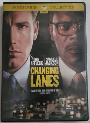 Changing Lanes DVD Wide Screen Ben Affleck Samuel L Jackson Deleted ...
