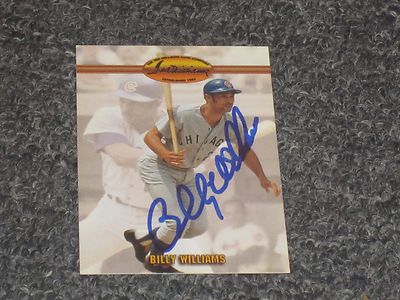 Billy Williams Autographed Baseball Card PSA Precertified | eBay