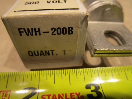 BUSSMANN FWH-200B, 500V, 200A, SEMI CONDUCTOR FUSES, R0563 | eBay