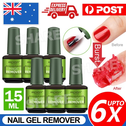 Burst Magic UV Nail Polish Paint Remover Fast Acrylic Cleaner Soak-Off ...