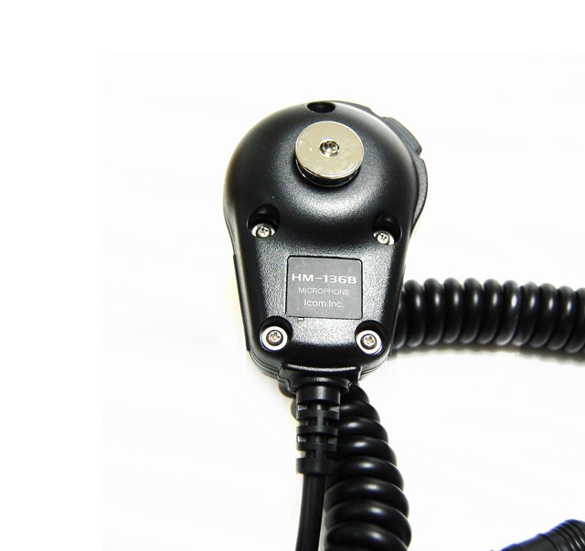 Icom HM136B Standard Replacement Hand Mic for M602 - Black for sale ...