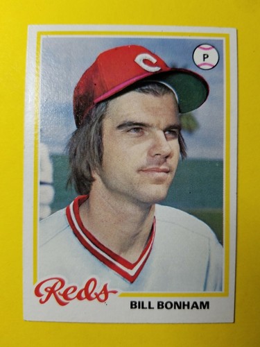 VINTAGE BILL BONHAM #276 CINCINNATI REDS - 1978 TOPPS MLB BASEBALL | eBay