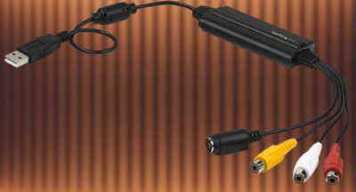 StarTech SVID2USB23 USB Video Capture Adapter Cable - S-Video/Composite ...