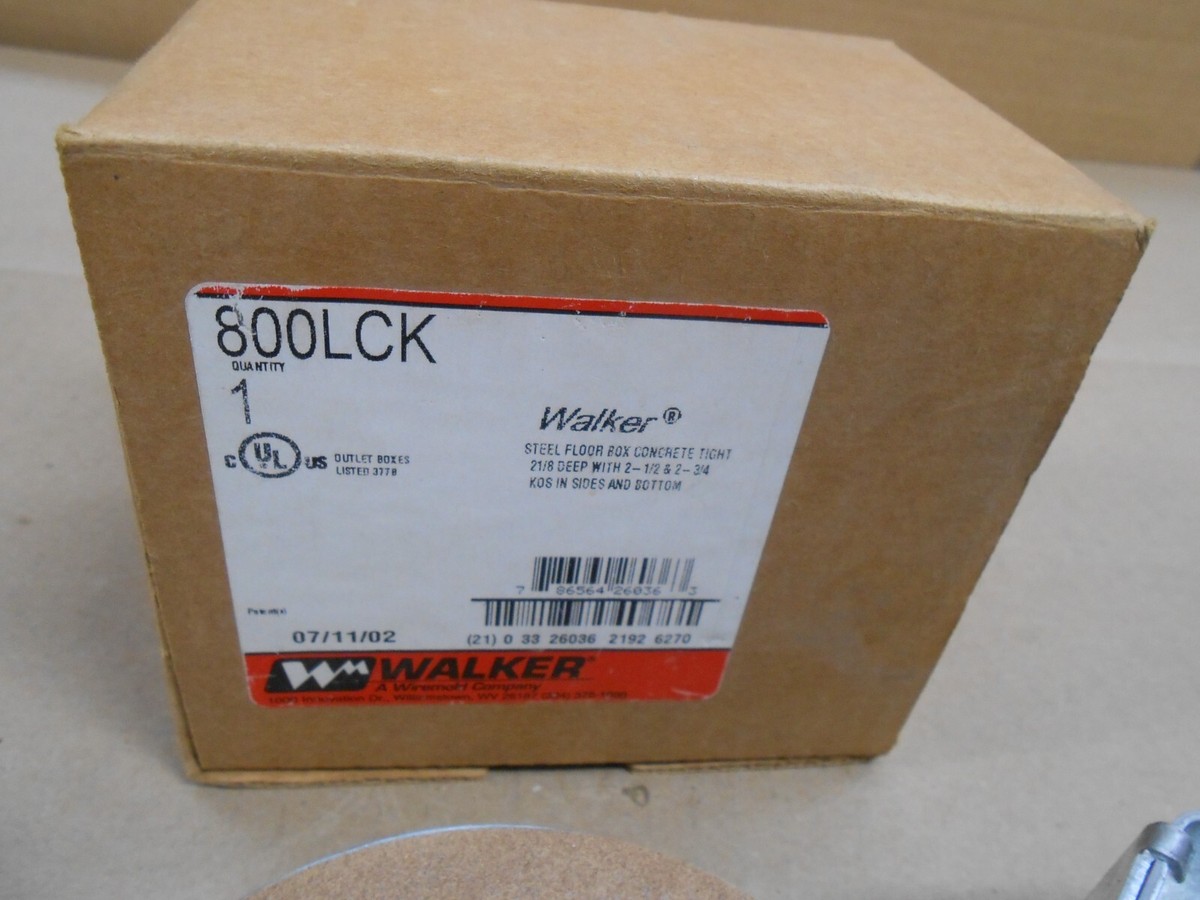 Walker Floor Boxes Concrete Walker 3" Flush Poke Thru Floor Electrical