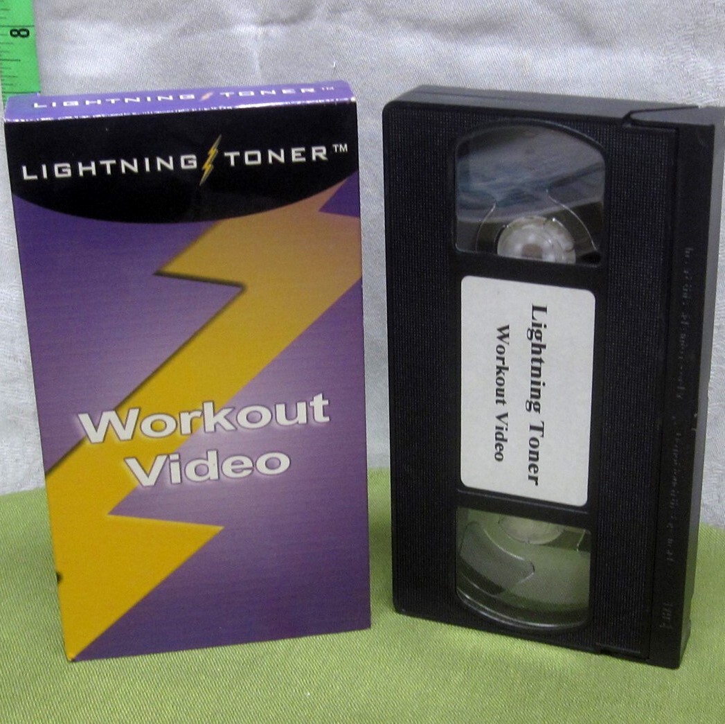 LIGHTNING TONER Workour Video VHS exercise Thane Fitness 2001 | eBay
