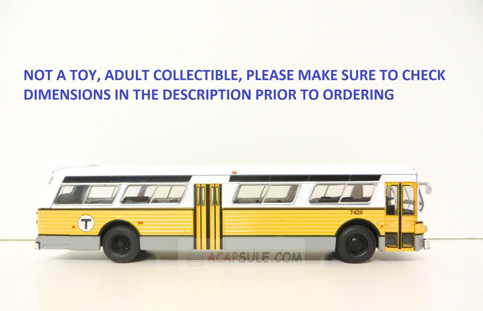 Boston MBTA 1/87 Scale Flxible 53102 New Look Transit Bus Diecast Model ...