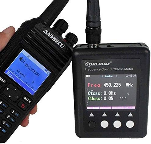 SF401 plus 27Mhz-3000Mhz Radio Portable Frequency Counter Meter with ...